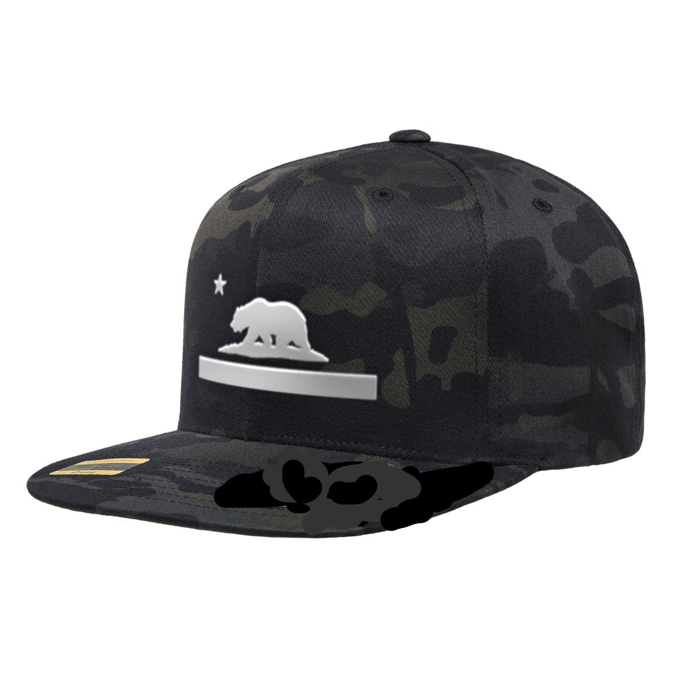 California State Flag Snapback Hat Premium Republic Bear Cap 6089M ...